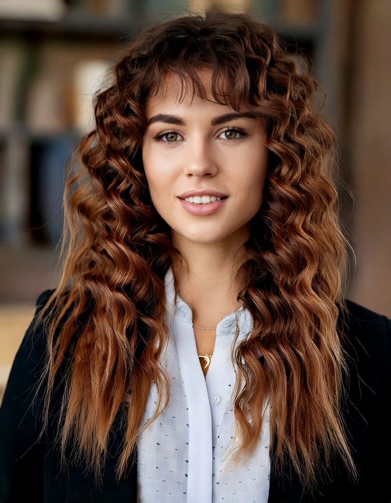 15 Long Curly Hairstyles With Layers & Braids - The Newlywed